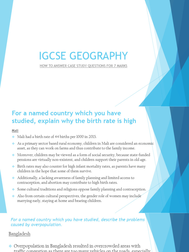 Igcse Geography Case Studies | PDF | River | Agriculture