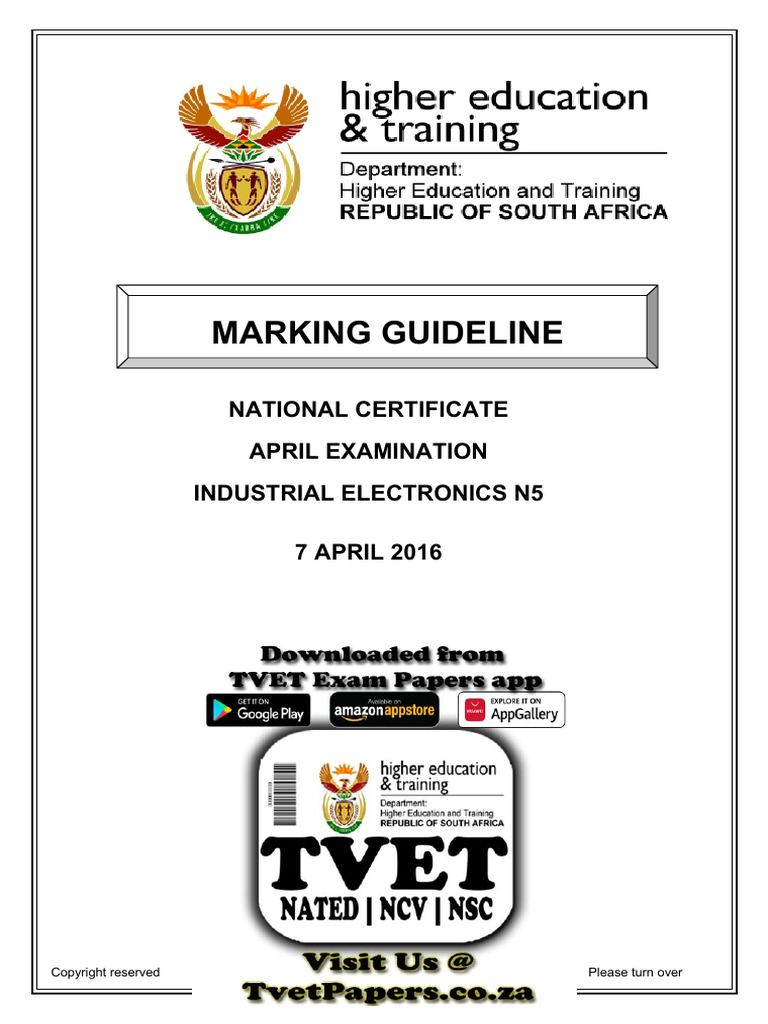 2016 n5 Industrial Electronics April 2016 Memorandum | PDF | Analog ...