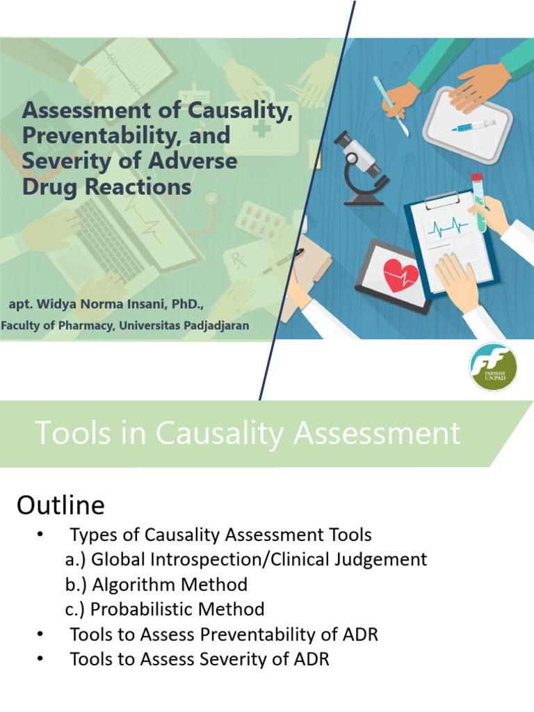 Tools for Assessing Adverse Drug Reactions | PDF | Medicine | Clinical ...