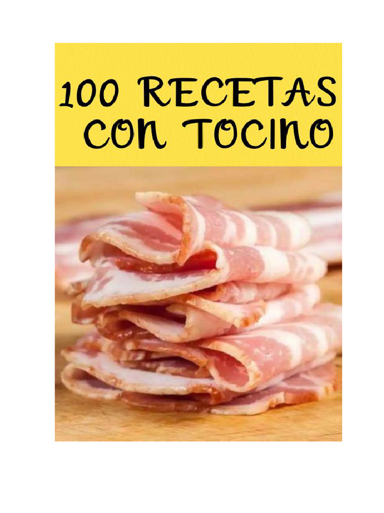 24 Recetas Deliciosas con Tocino | PDF | Panes | Pizza
