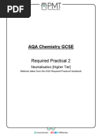 Neutralisation Practical | PDF | Titration | Chemistry
