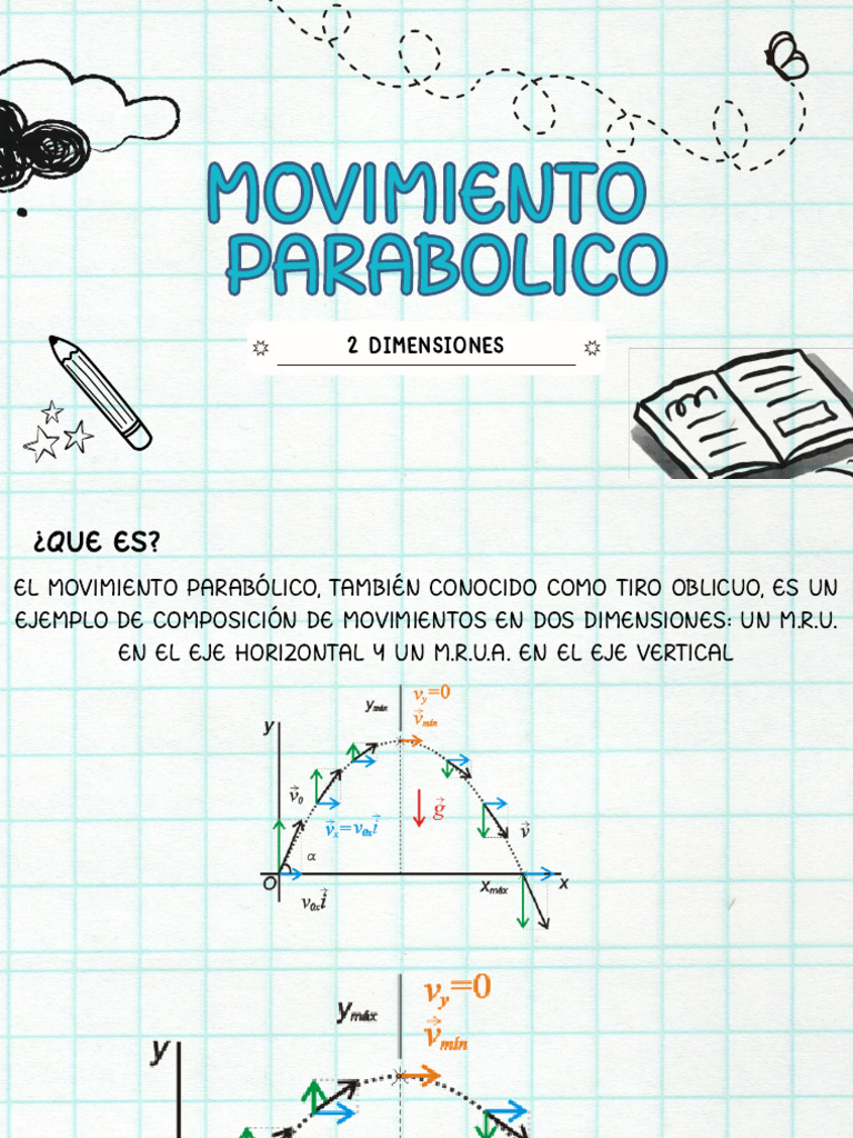 Movimiento Parabólico: Conceptos y Ejercicios | PDF