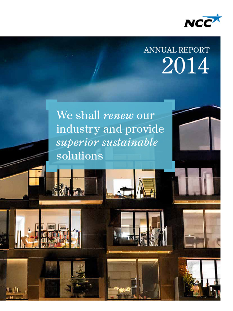 NCC Annual Report 2014 | PDF | Balance Sheet | Board Of Directors