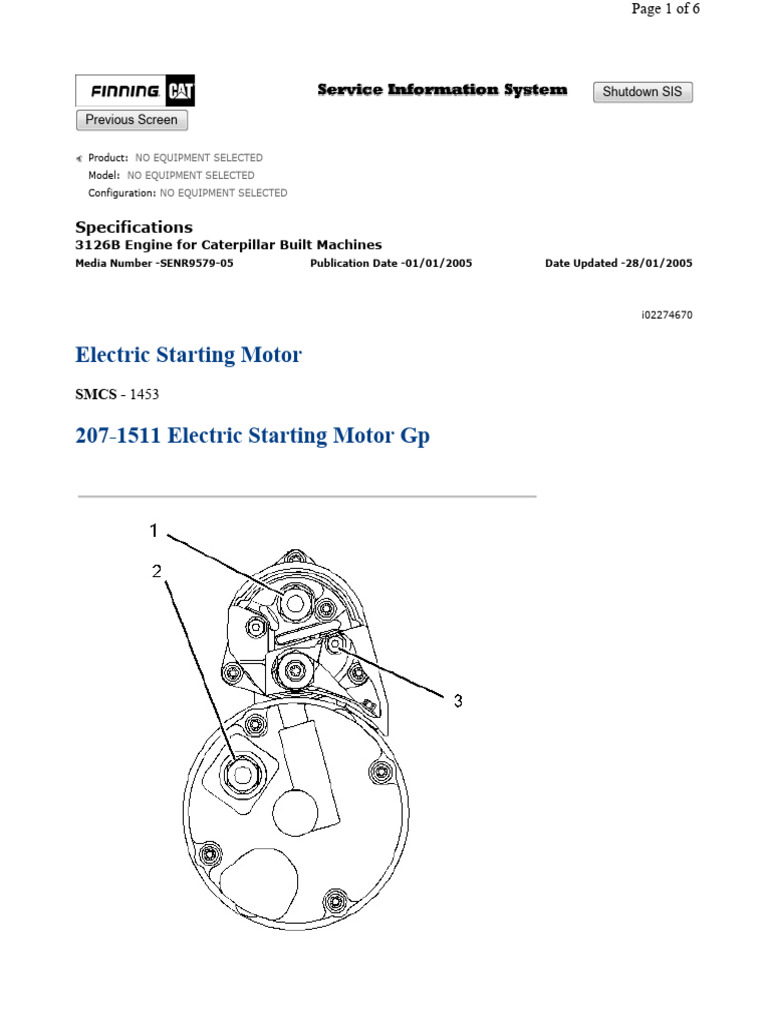 Electric Starting Motor | PDF | Nut (Hardware) | Torque