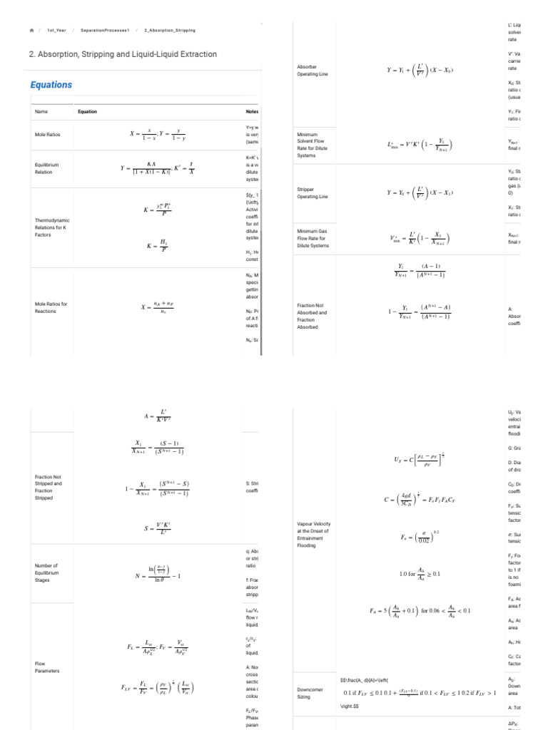 Absorption, Stripping and Liquid-Liquid Extraction - Imperial ChemEng ...