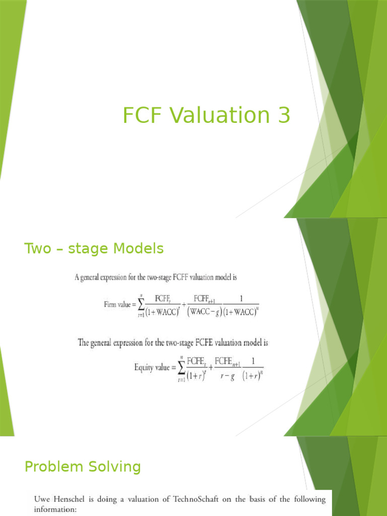 FCF Valuation 9 | PDF