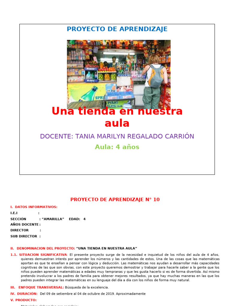 Proyecto La Tienda | PDF | Aprendizaje | Inteligencia artificial
