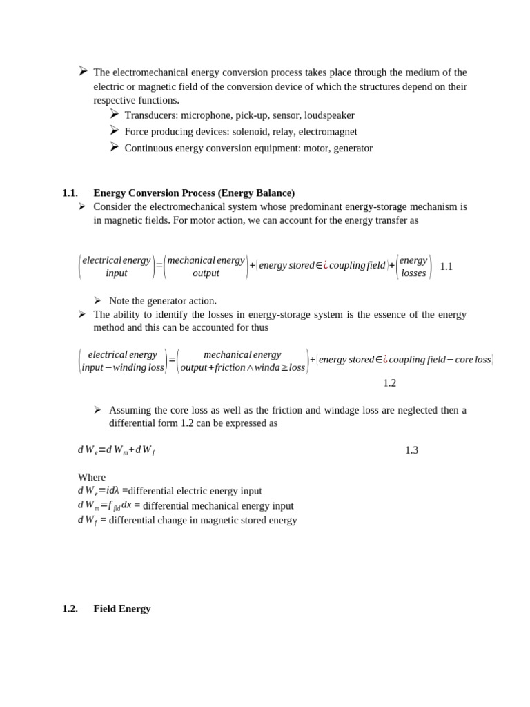 Electromechanical Energy Conversion | PDF | Inductor | Electric Generator
