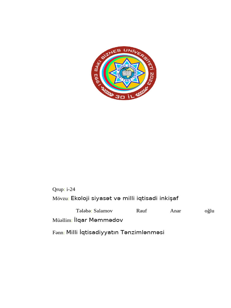 BBU Format Salamov Rauf | PDF