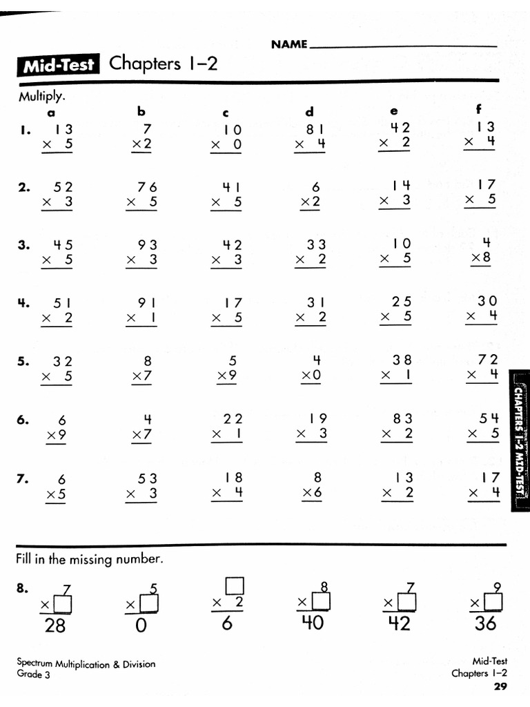 Multiplication and Division | PDF