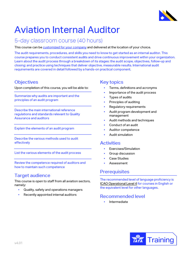 Auditing Course | PDF | Audit | Internal Audit