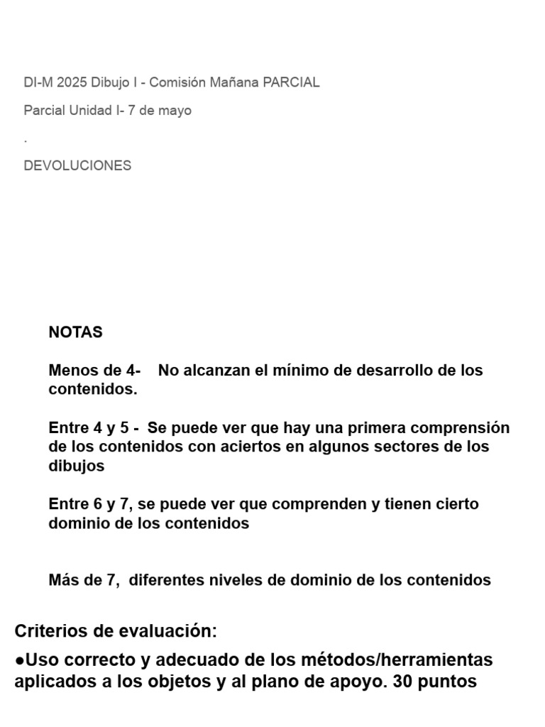 Parcial Devoluciones | PDF