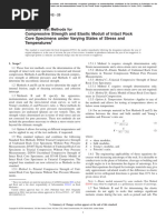 ASTM D7012-23: Rock Strength Testing | PDF | Young's Modulus | Strength ...