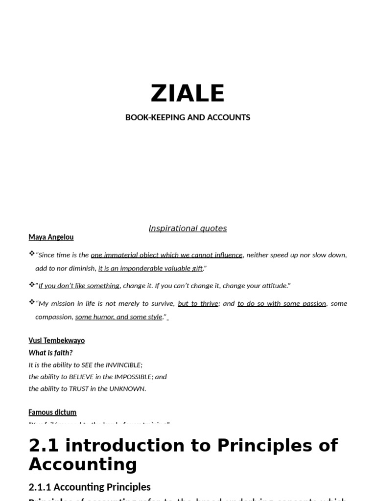 Accounts Ziale | PDF | Debits And Credits | Balance Sheet