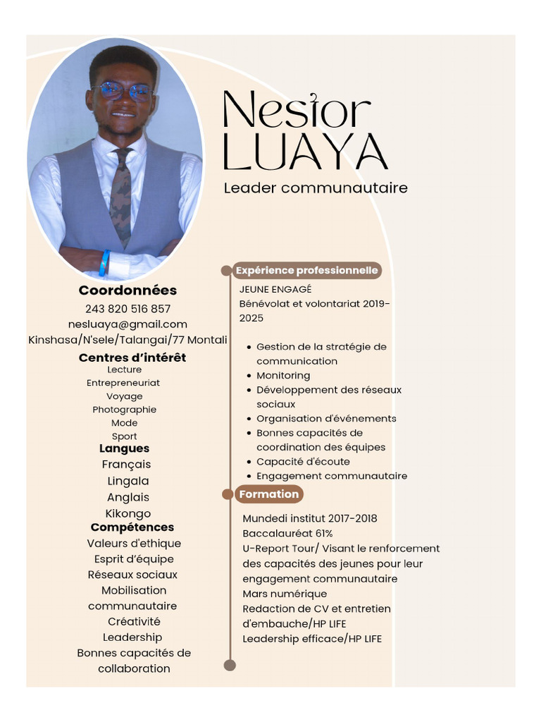 Mon CV 2025 | PDF