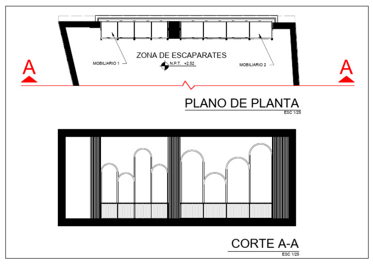 Plano de Planta y Corte | PDF