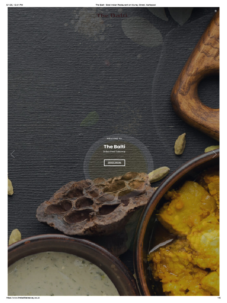 The Balti - Best Indian Restaurant On Murray Street, Hartlepool | PDF ...