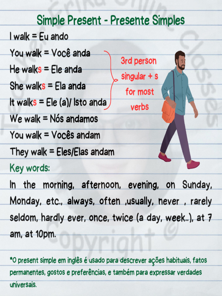 Simple Present - Presente Simples | PDF