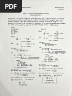 Aisc Design of Steel Bearing Plates | PDF | Bending | Yield (Engineering)