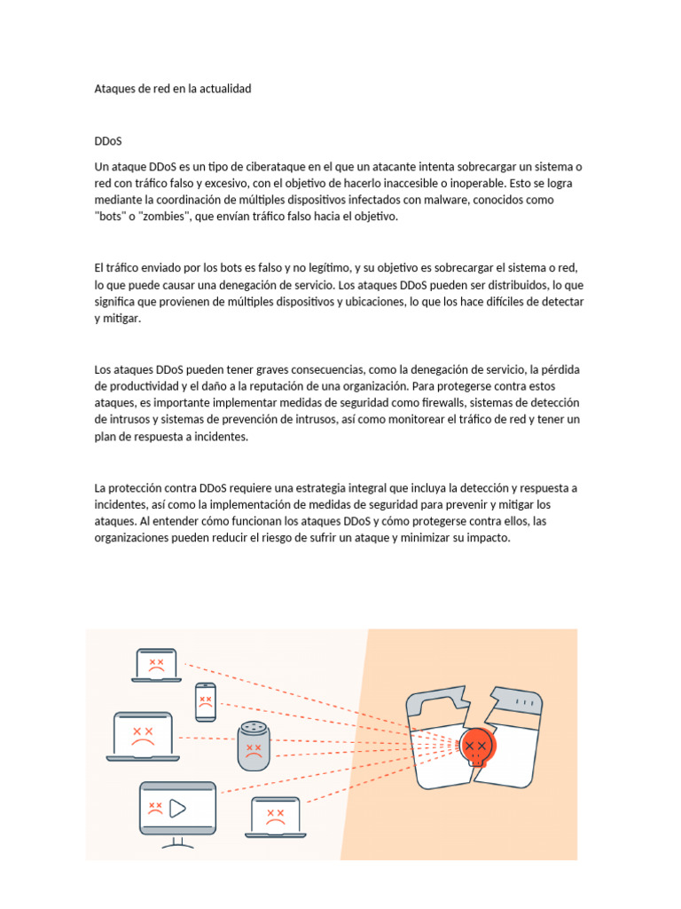 Ataques de Red en La Actualidad | PDF | Malware | Seguridad
