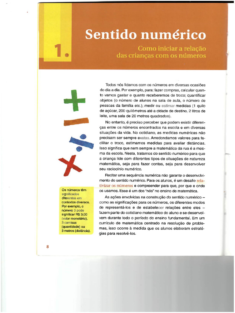 Sentido Numérico - Livro | PDF