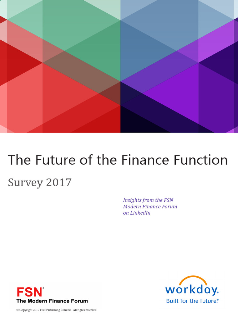 Future of The Finance Function | PDF | Chief Financial Officer | Business