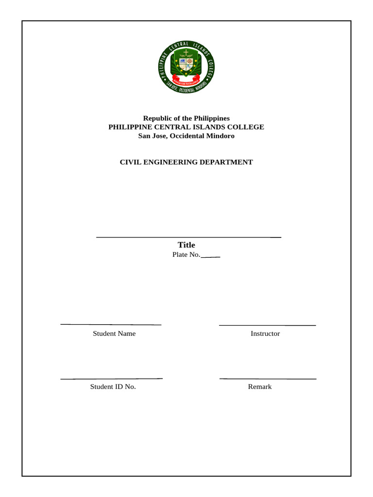 Civil Engr Dept | PDF