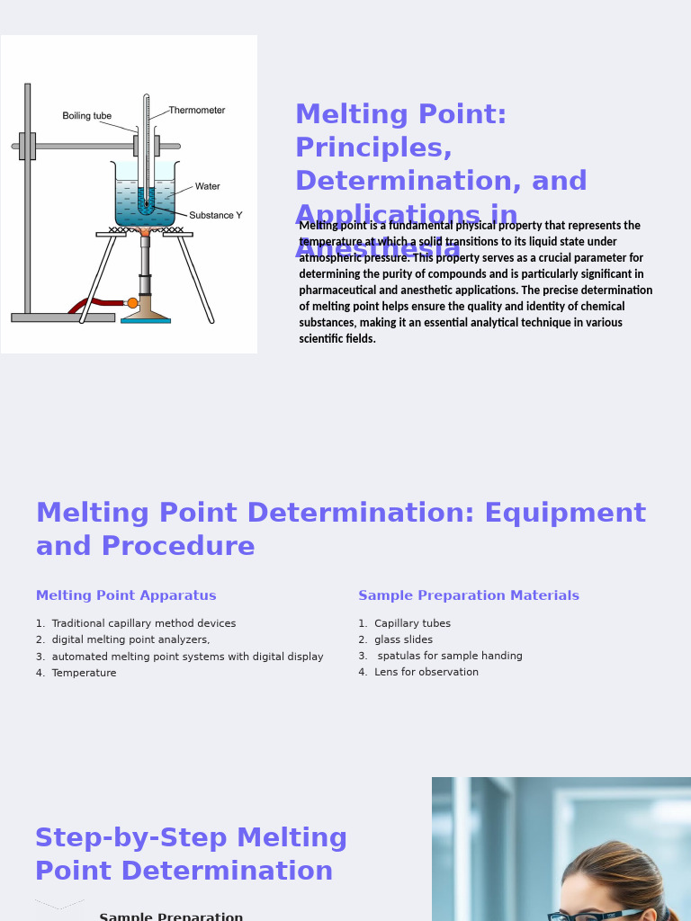 Melting Point Principles Determination and Applications in Anesthesia ...