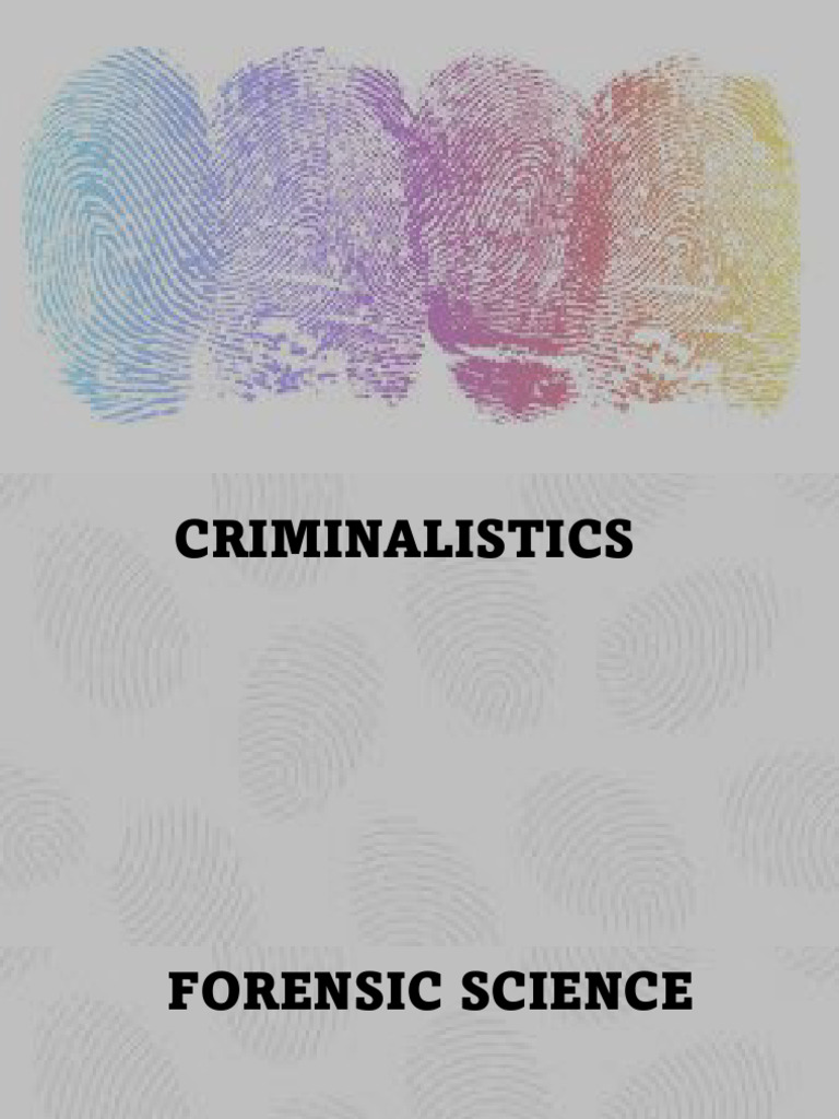 Forensic Identification Prof Cristine | PDF | Fingerprint | Forensic ...