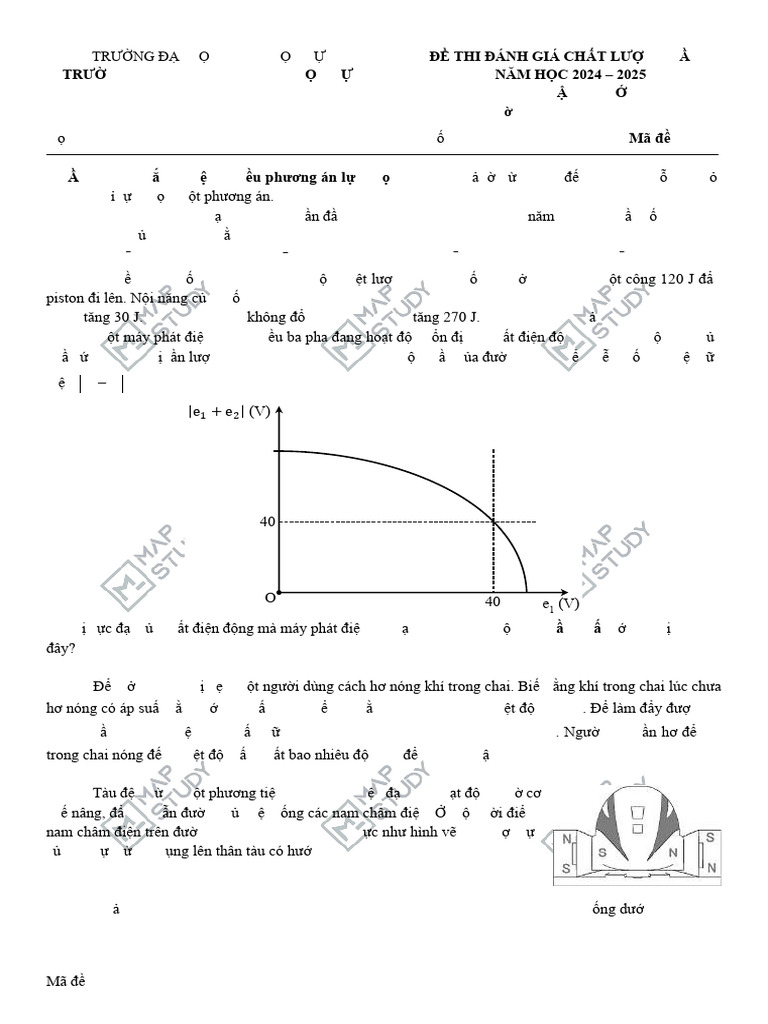 132. Đề Thi Đánh Giá Chất Lượng Lần 2 - THPT Chuyên KHTN - Mã Đề 103 | PDF