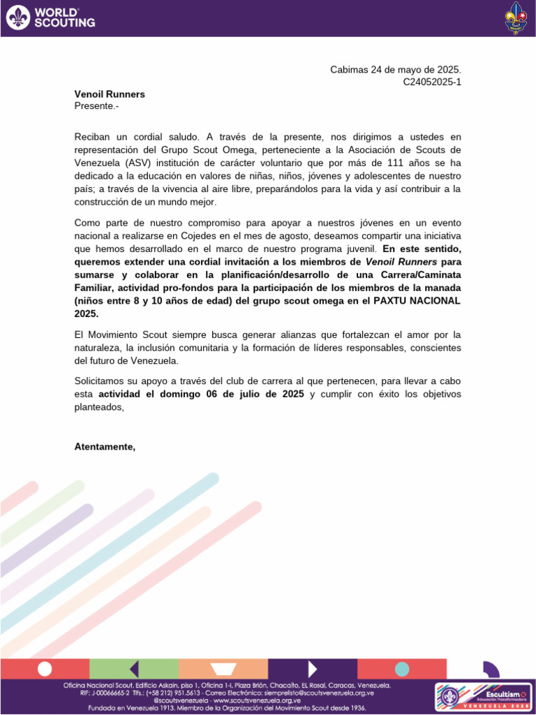 Carta Venoil Runners | PDF