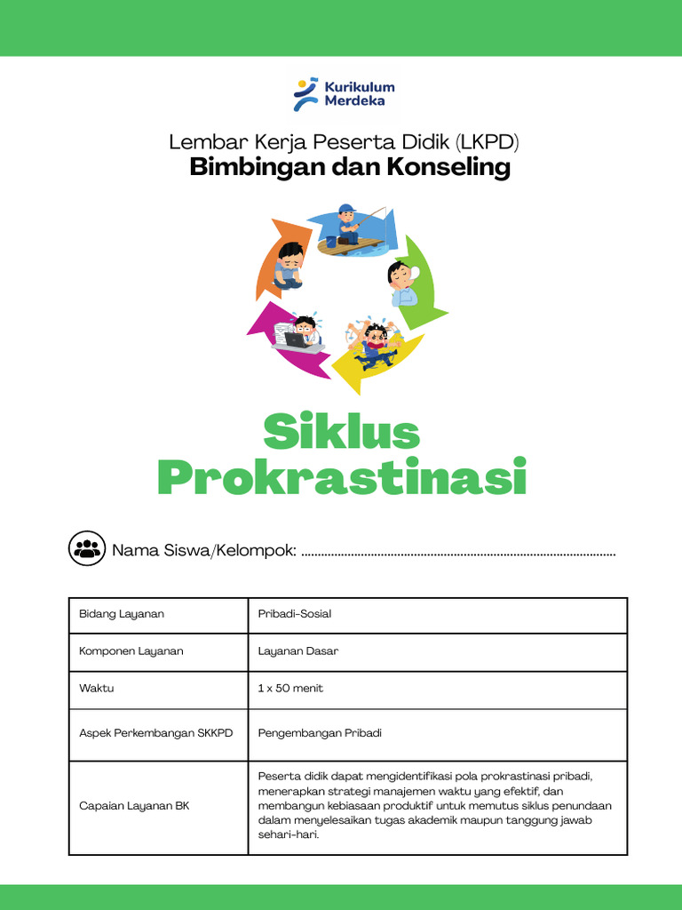 LKPD Prokrastinasi by Prodiplan - Id | PDF