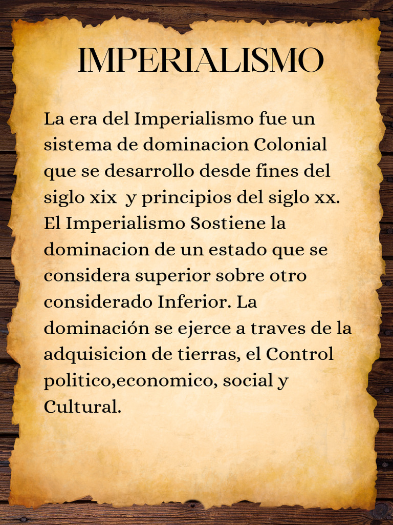 Historia del Imperialismo y Colonización | PDF | Colonialismo ...