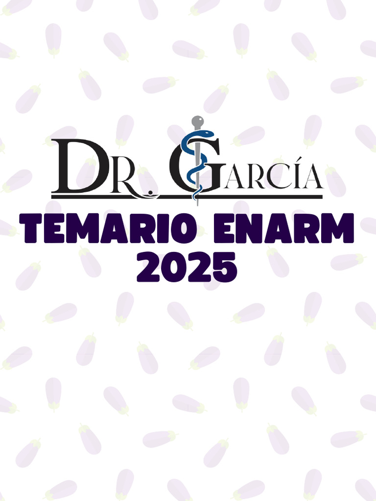 Temario ENARM 2025: Guías Clínicas | PDF | El embarazo | Parto prematuro