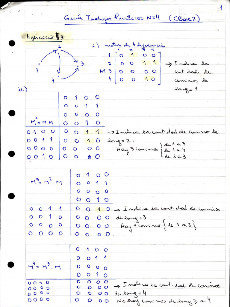 Grafos Ejercicio 3 4 5 | PDF
