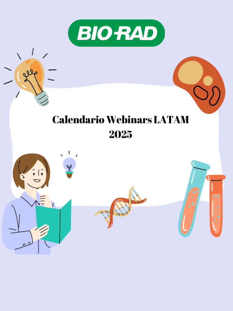 Calendario Webinars 2025 Bio-Rad | PDF | Inmunología | Medicina