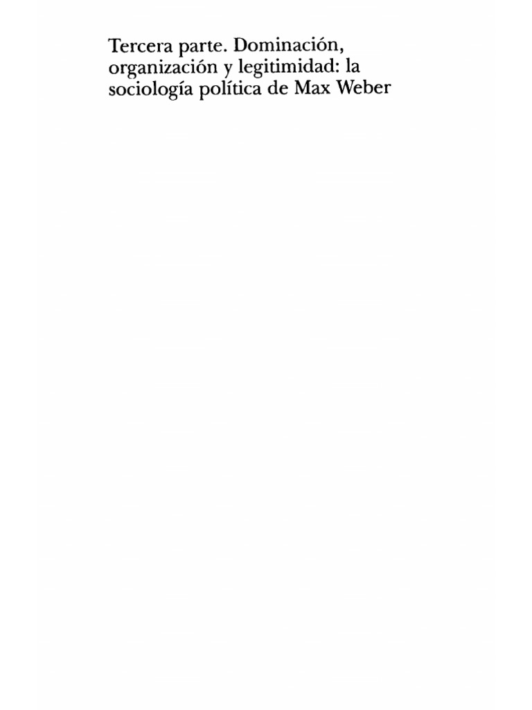 III - R. Bendix, Max Weber | PDF