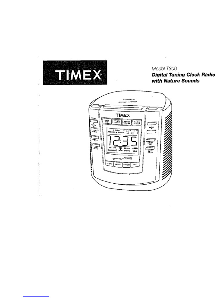 Timex Clock Radio t300 (En) | PDF
