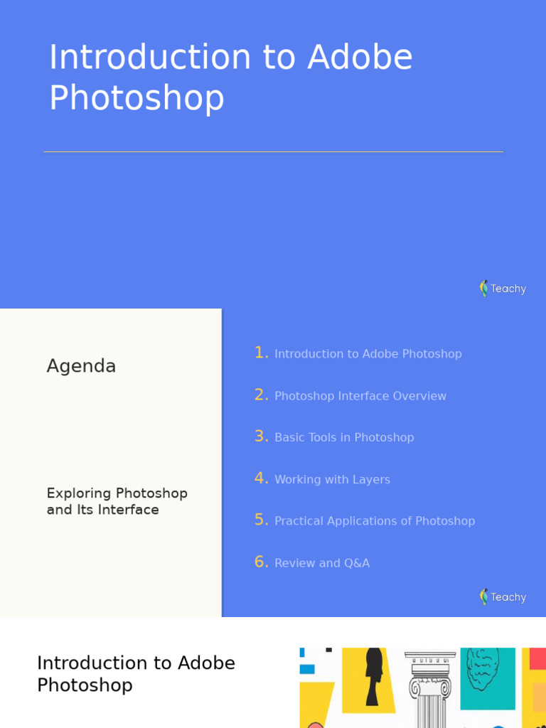 Slide - Introduction To Adobe Photoshop | PDF | Adobe Photoshop | Software
