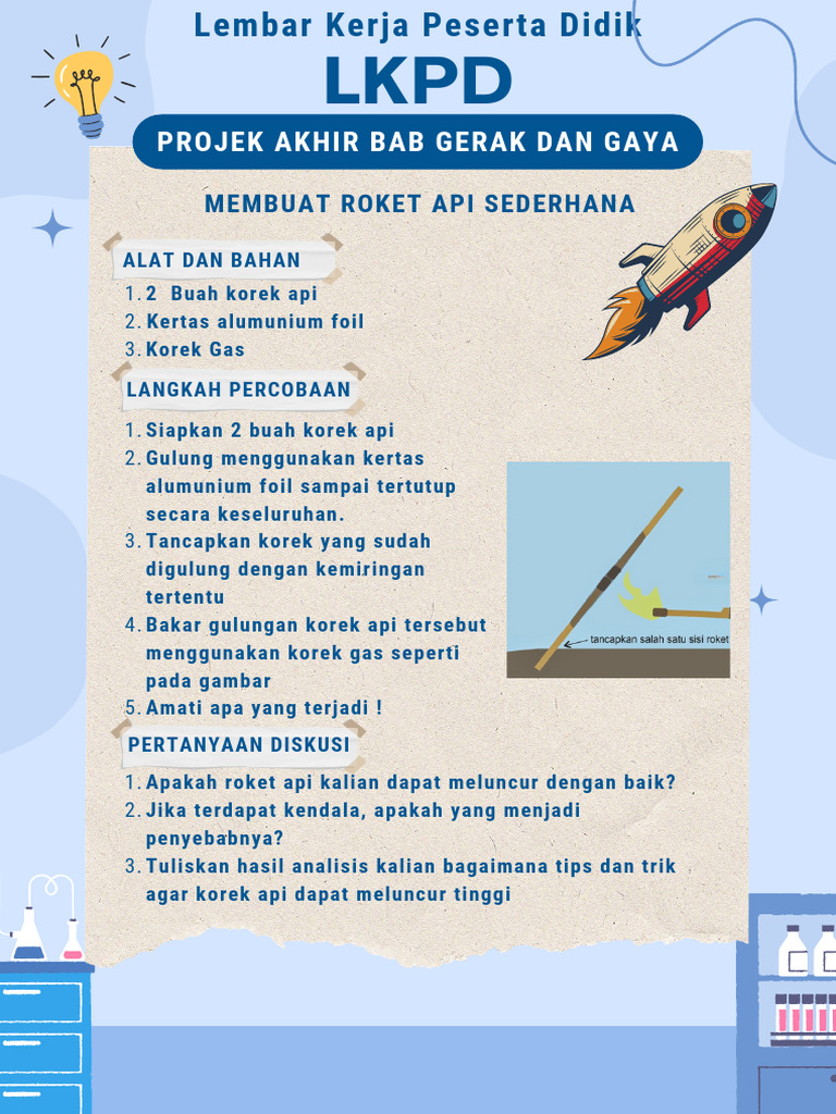 LKPD Gerak Dan Gaya | PDF