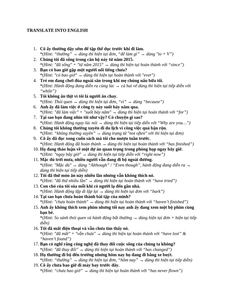 Translate Into English | PDF