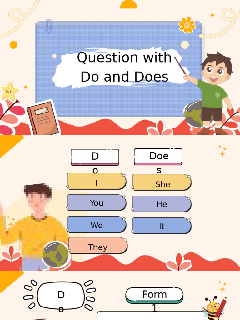 Question With Do and Does Pptx Copy | PDF | Linguistics | Linguistic Typology