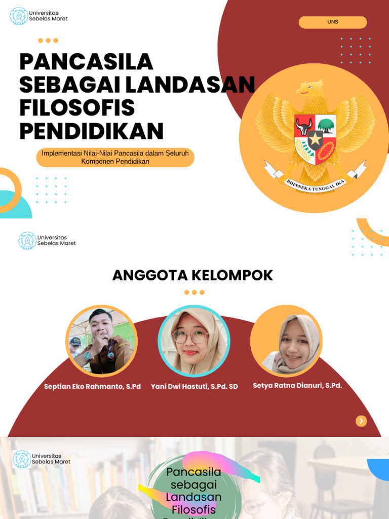 Pancasila Sebagai Landasan Filosofis Pendidikan | PDF