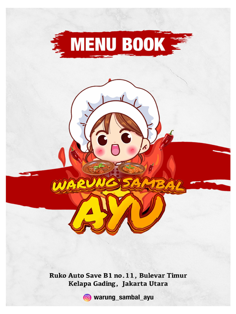 Menu Warung Sambal Ayu | PDF