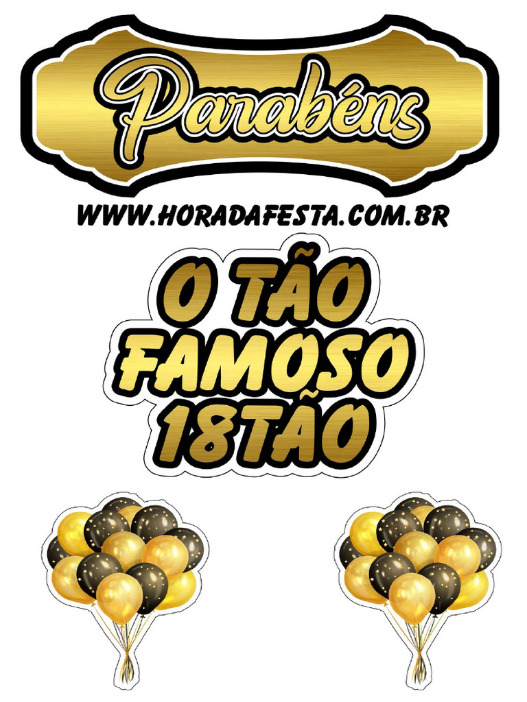 Topo de Bolo Victor | PDF