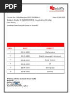 1st Class Syllabus Annual | PDF