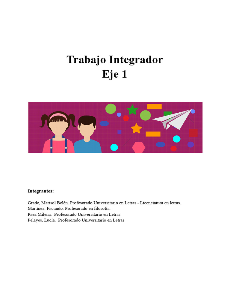 TP1 Lic en Letras | PDF | Enseñando | Inteligencia artificial