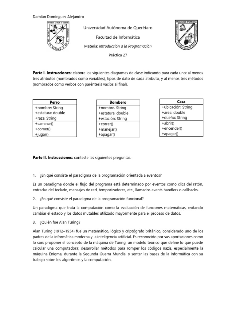 Práctica 27 - DDA | PDF