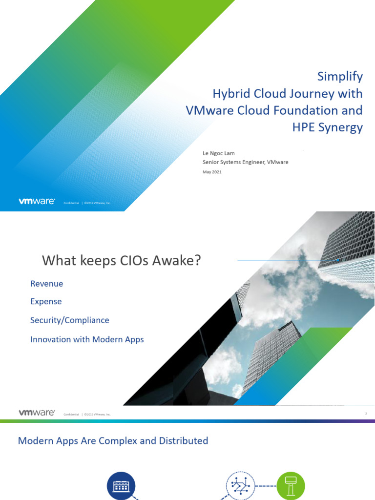 A Lam - Simplify Hybrid Cloud With VCF and Synergy | PDF | Cloud Computing | Software As A Service