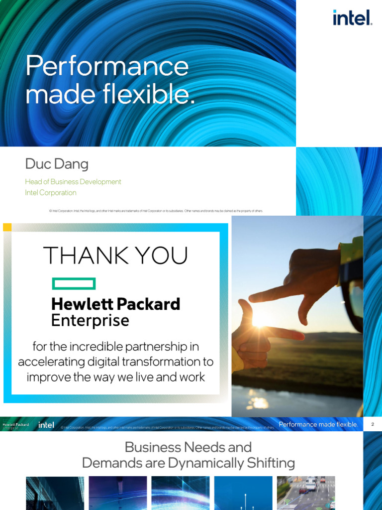 A Duc - Intel Keynote 40mins For HPE Compute Day May-June 2021 | PDF